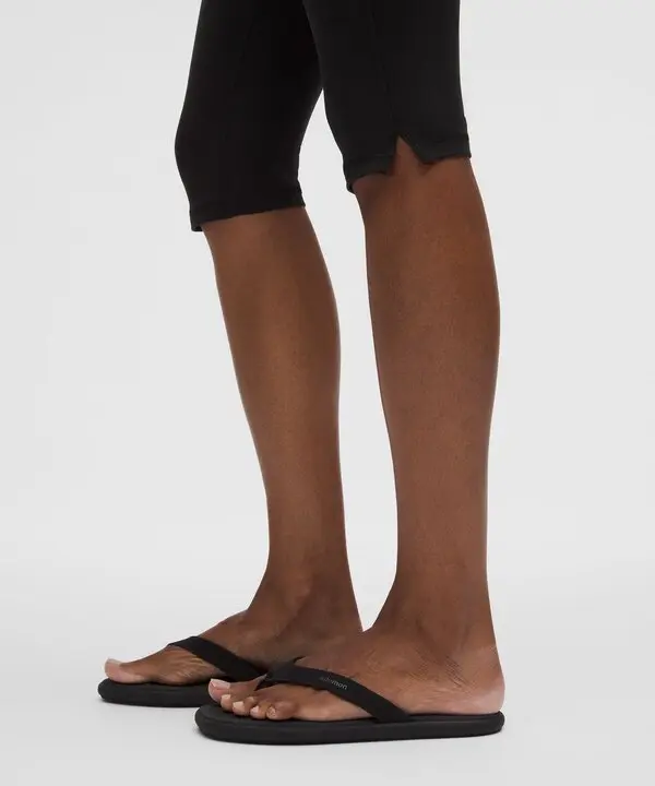 Lululemon Groove High-rise Notched-hem Crop 15 - Black