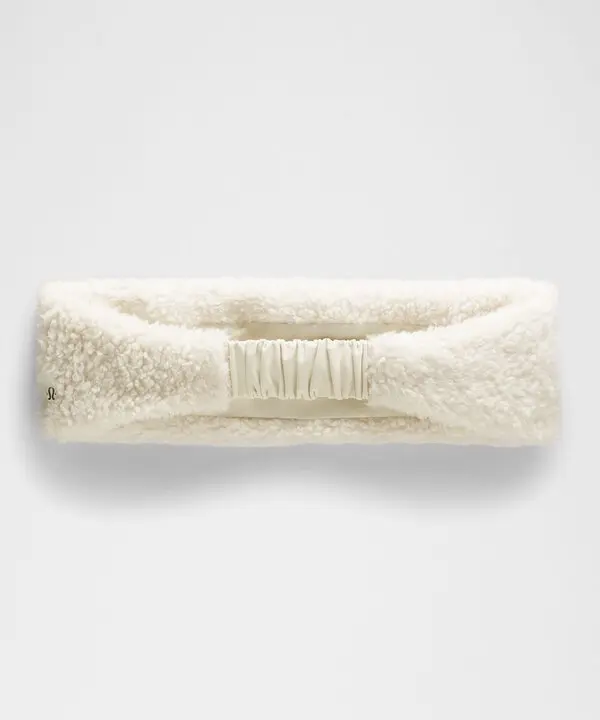 Lululemon Boucle Fleece Headband - Light Ivory