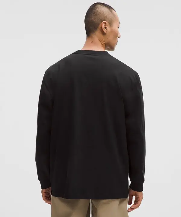 Lululemon Heavyweight Cotton Jersey Long-sleeve Shirt - Black