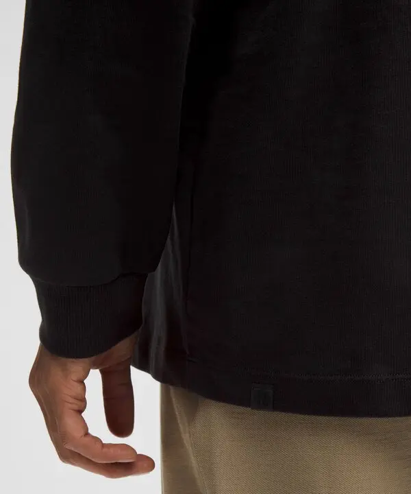 Lululemon Heavyweight Cotton Jersey Long-sleeve Shirt - Black
