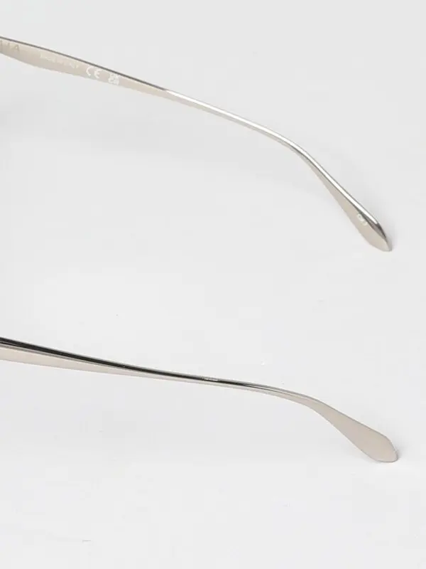 Alaïa Rounded Metal-frame Sunglasses With Coloured Lenses - Silver