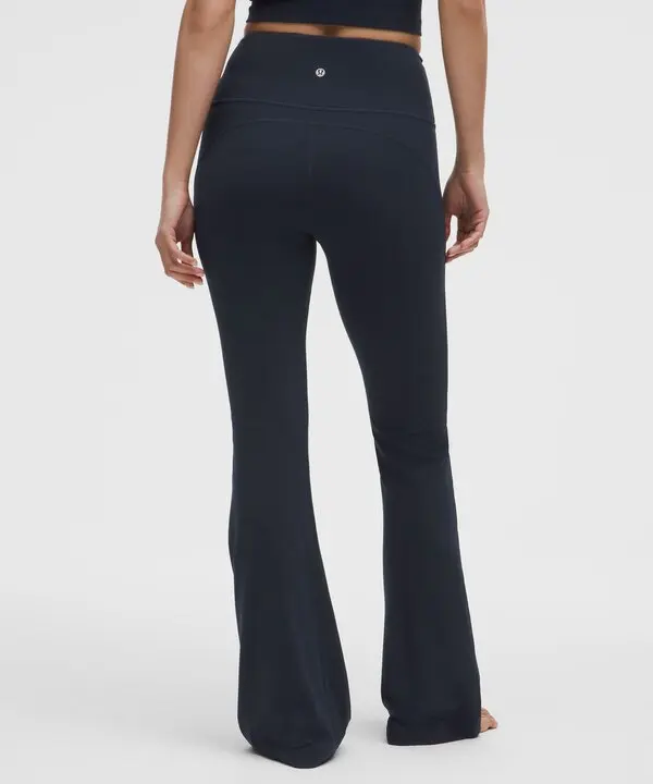 Lululemon Groove Nulu Super-high-rise Flared Pant - True Navy