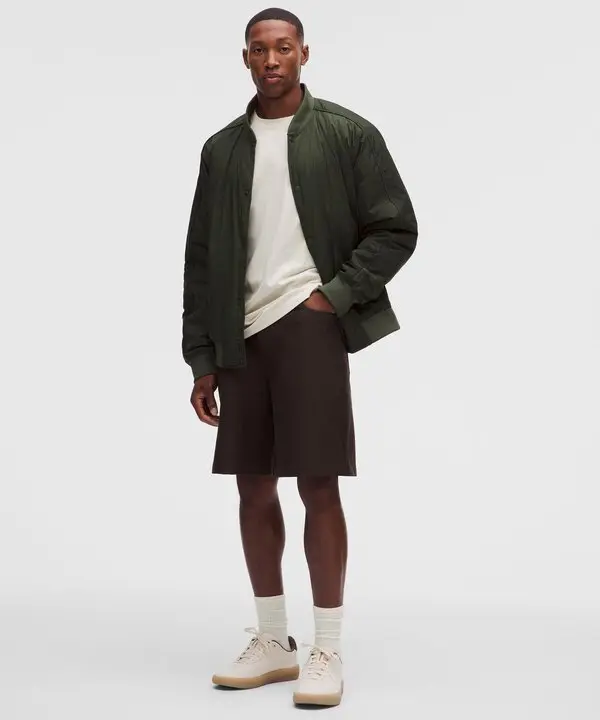 Lululemon Collegiate Bomber Jacket - Deep Forest