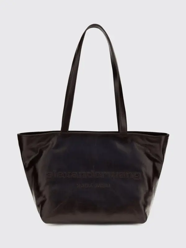 Alexander Wang Punch Shoulder Bag In Bovine Leather With Double Handle