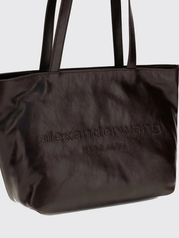 Alexander Wang Punch Shoulder Bag In Bovine Leather With Double Handle