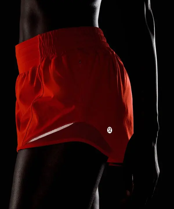 Lululemon Hotty Hot High-rise Lined Short 2.5 - Cherry Ember