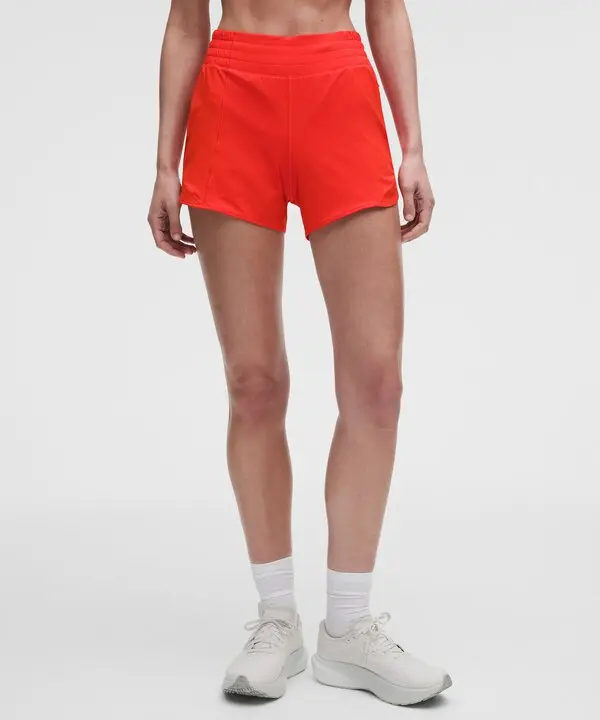 Lululemon Hotty Hot High-rise Lined Short 4 - Cherry Ember