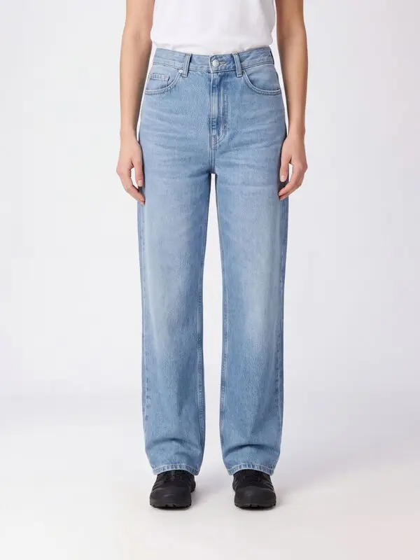 Carhartt Work In Progress Jane Mid-rise Flare Cotton Twill Jeans - Denim