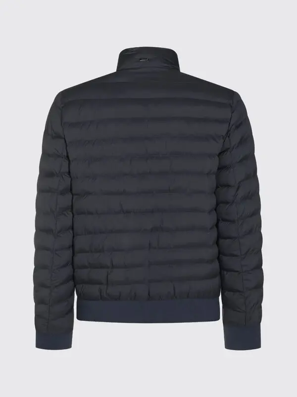 Herno Quilted Waterproof Technical Fabric Puffer Jacket With High Neck
