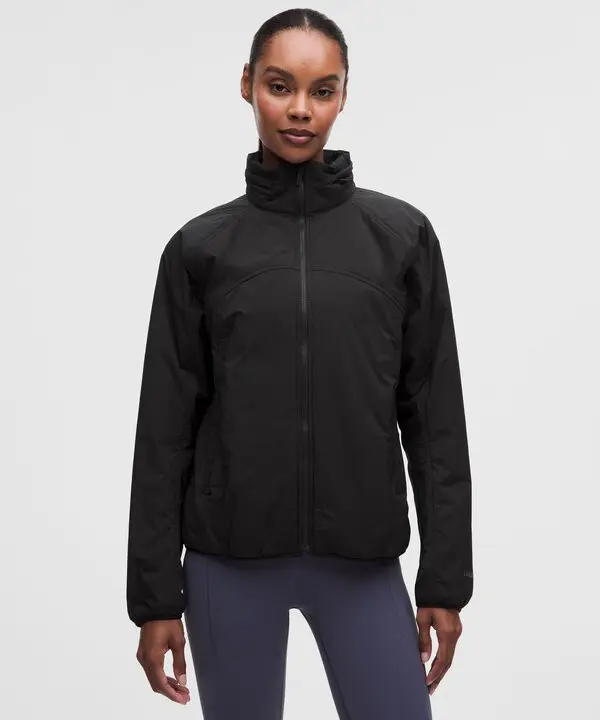 Lululemon Insulated Back-vent Running Jacket - Black