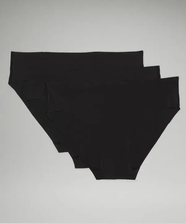 Lululemon Invisiwear Mid-rise Bikini Underwear - Black