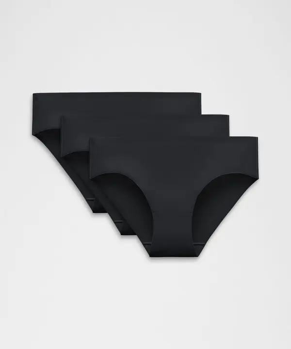 Lululemon Invisiwear Mid-rise Bikini Underwear - Black