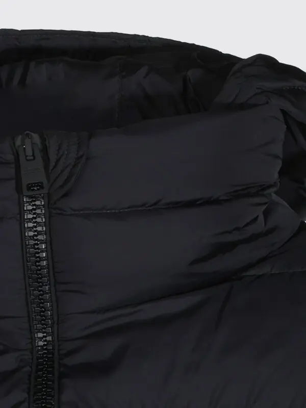 Herno Short Quilted Hooded Down Jacket In Technical Fabric - Black