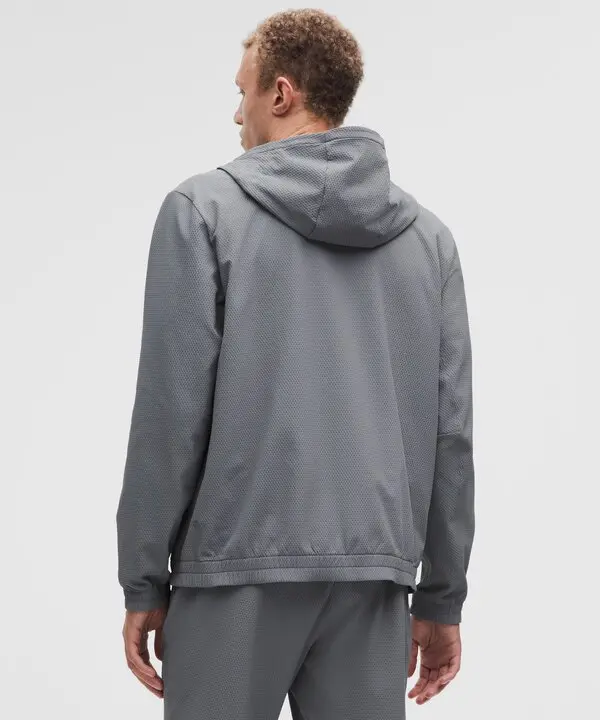 Lululemon License To Train Textured Full Zip - Solar Grey