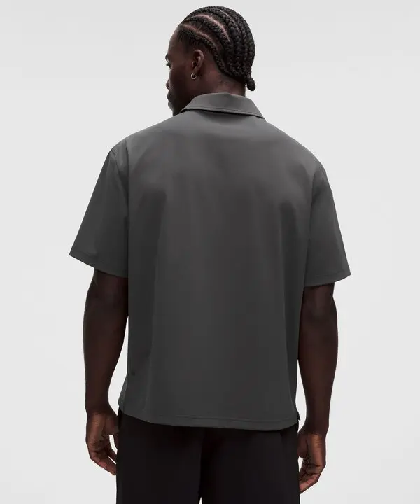 Lululemon Daydrift Oversized Zip-neck Polo Shirt - Graphite Grey