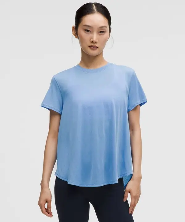 Lululemon Lightweight Split-back Training T-shirt - Pool Party