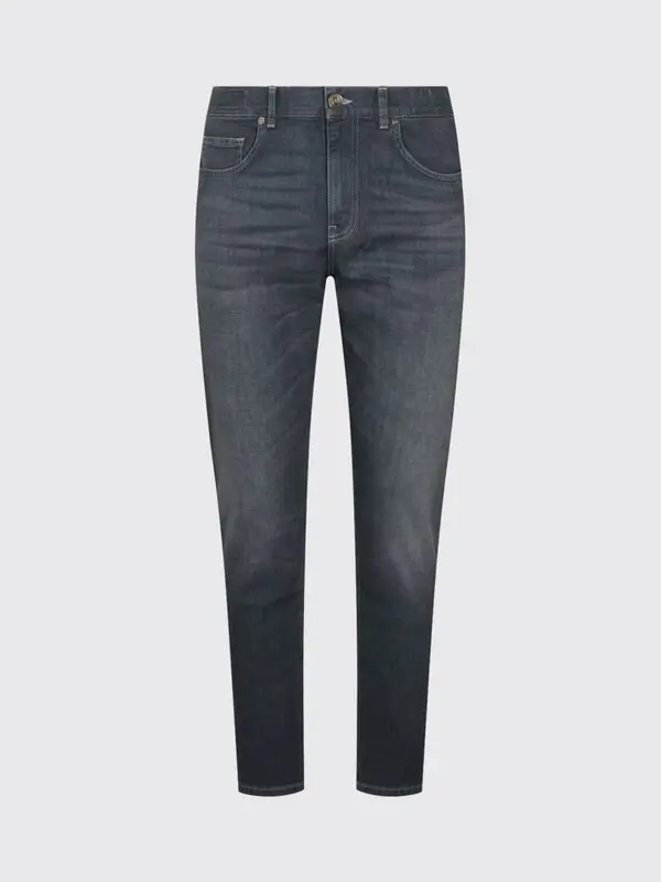 Eleventy Slim Fit Five-pocket Cotton Denim Jeans