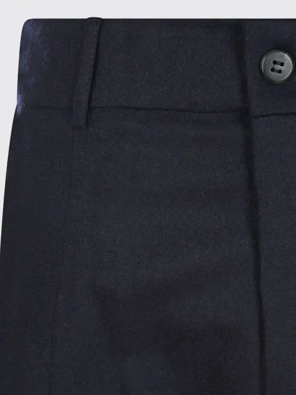 Eleventy Slim-fit Wool And Cashmere Chino Trousers - Blue