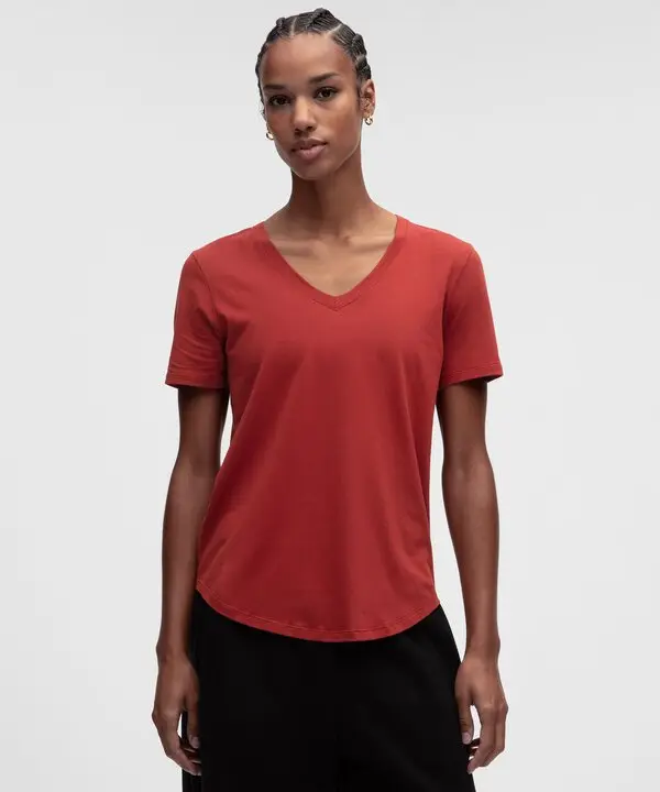 Lululemon Love V-neck T-shirt - Rocket Red