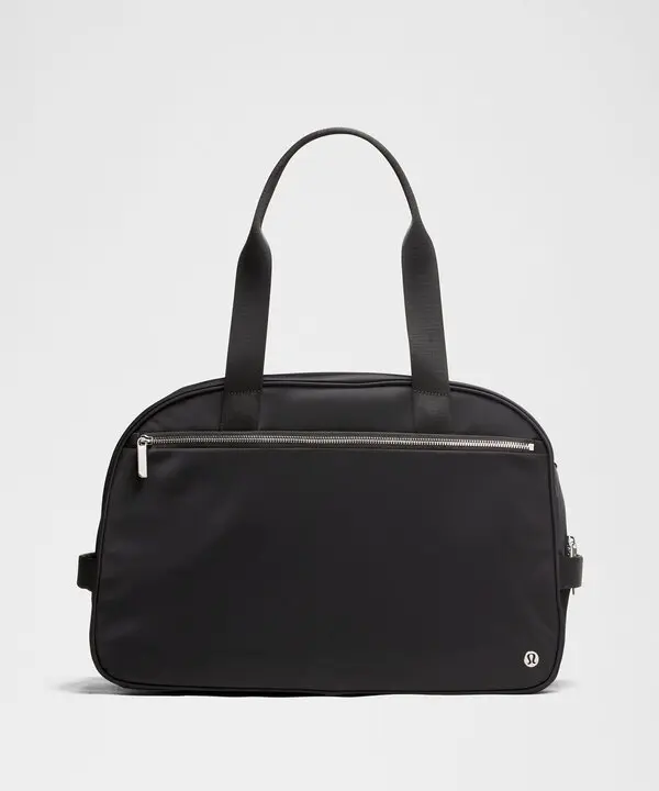 Lululemon City Essentials Duffle Bag 28l - Black/silver