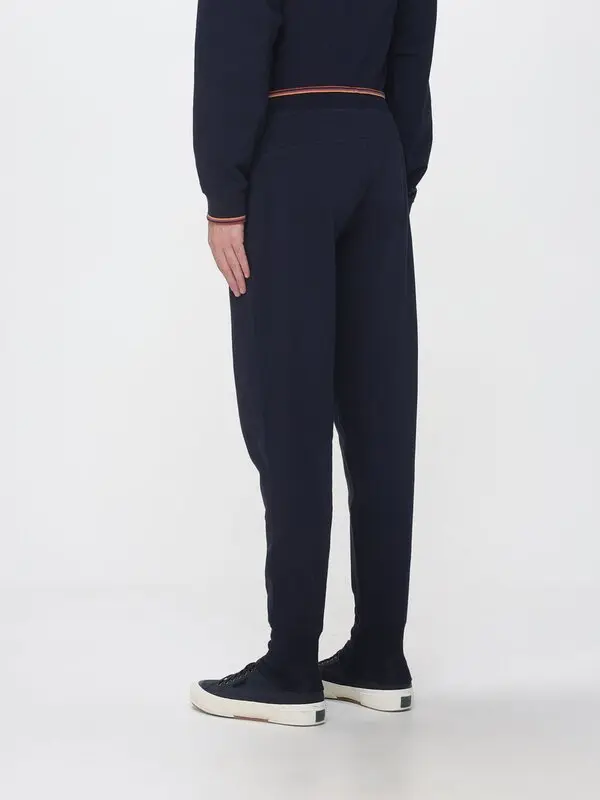 Paul Smith Slim Fit Jersey Jogging Trousers With Drawstring Waist And Slant Pockets