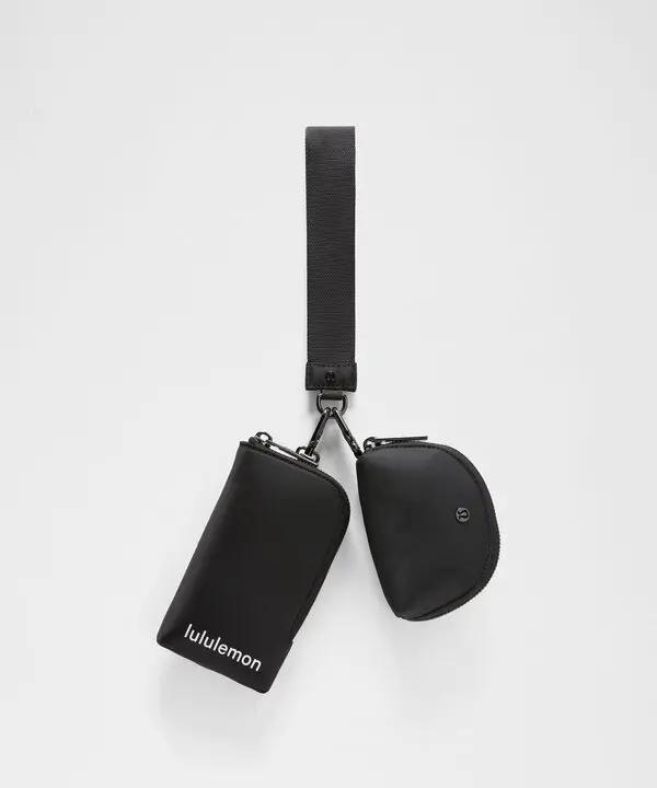Lululemon Dual Pouch Wristlet - Black