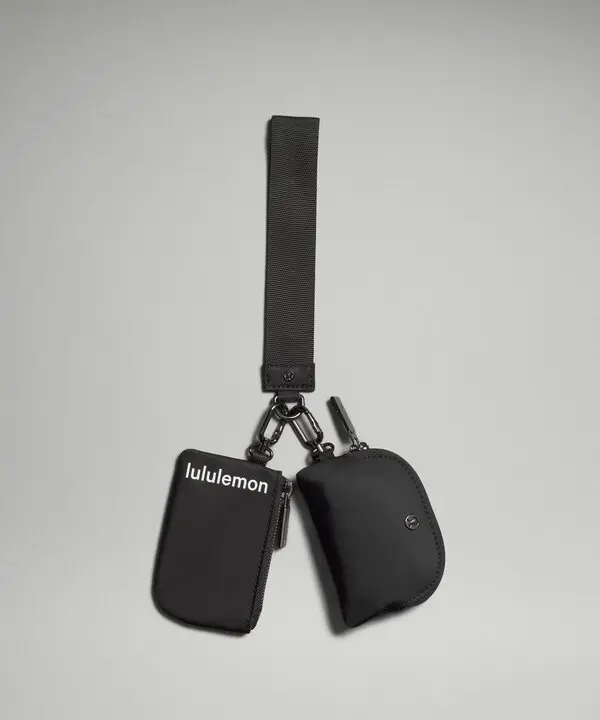 Lululemon Dual Pouch Wristlet - Black