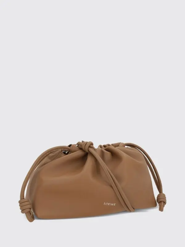 Loewe Flamenco Woven Handle Lamb Nappa Shoulder Bag