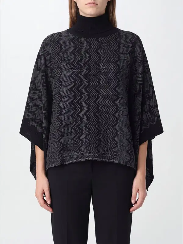 Missoni Zig-zag Pattern Wool And Viscose Turtleneck Jumper