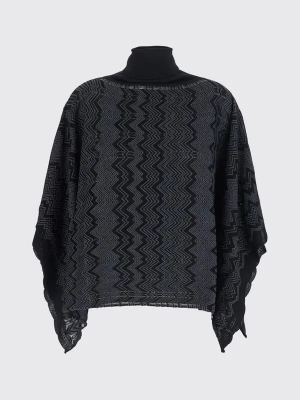 Missoni Zig-zag Pattern Wool And Viscose Turtleneck Jumper