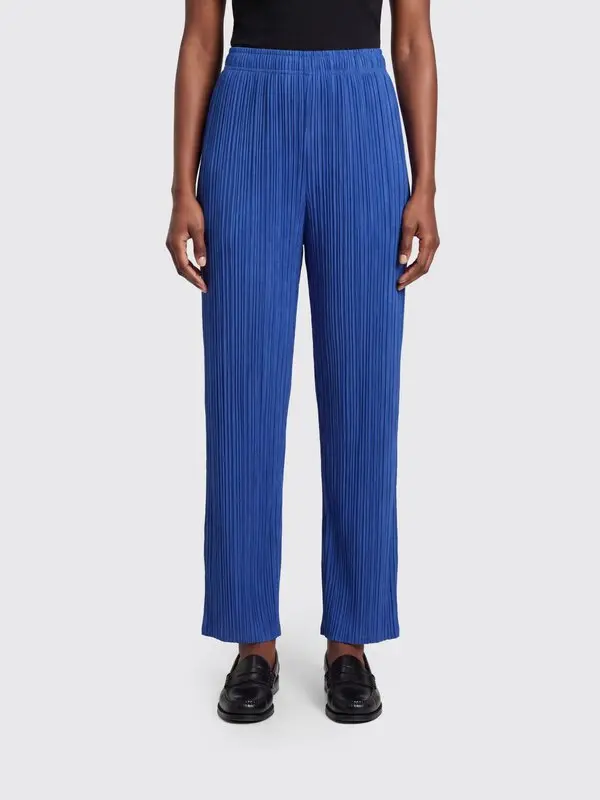 Issey Miyake High-waisted Wide-leg Pleated Trousers