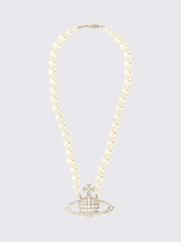 VIVIENNE WESTWOOD Orb Choker With Faux Pearls And Crystals