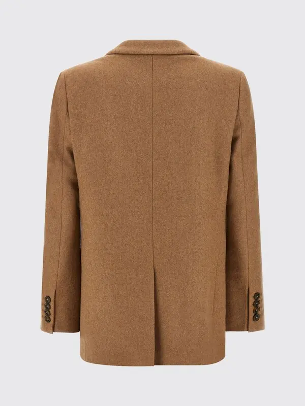 BLAZÉ MILANO Double-breasted Lapel Blazer In Virgin Wool And Cashmere
