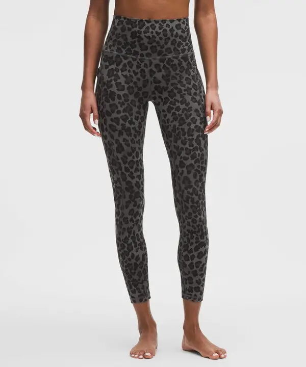 Lululemon Align™ High-rise Pant With Pockets 25 - True Leopard Black Multi