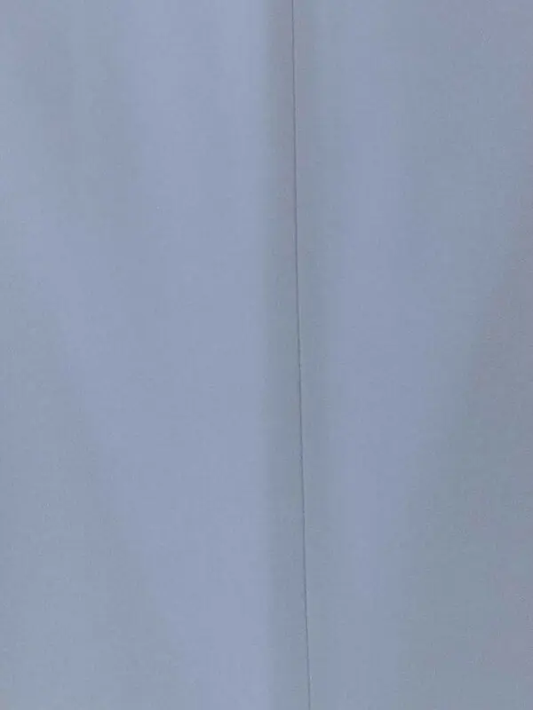 JIL SANDER Long Satin Gown With Short Sleeves And Back Slit - Gnawed Blue