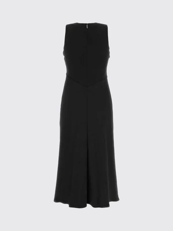 Calvin Klein Slim Fit Sleeveless V-neck Midi Sheath Dress