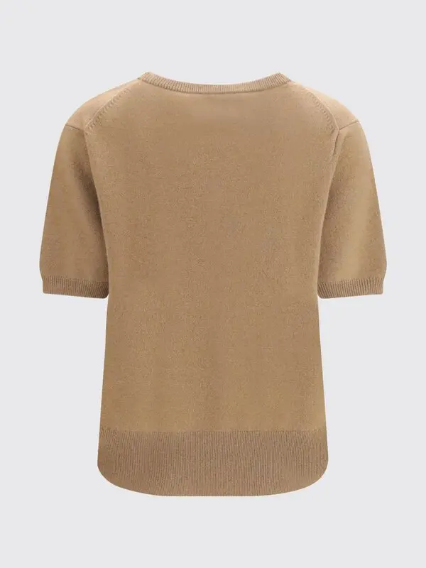 Extreme Cashmere V-neck Short-sleeved Jumper In Cashmere Blend