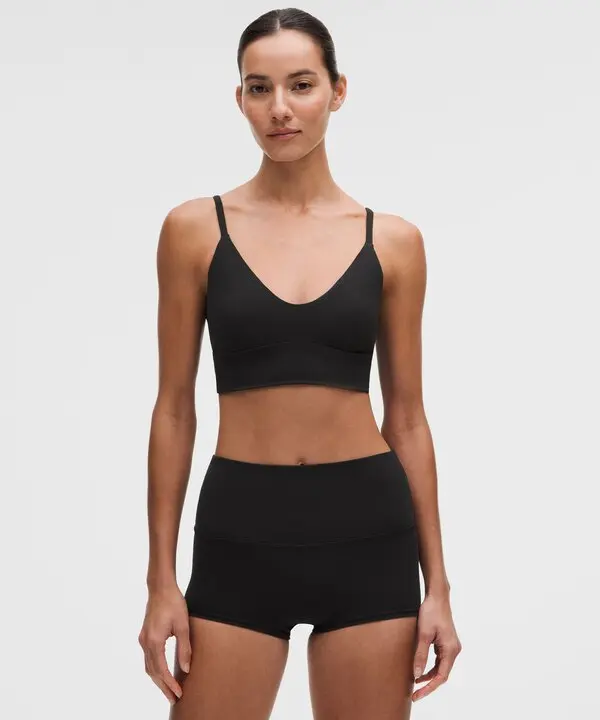 Lululemon Focuser Scoop-neck Bra Nulu - Black