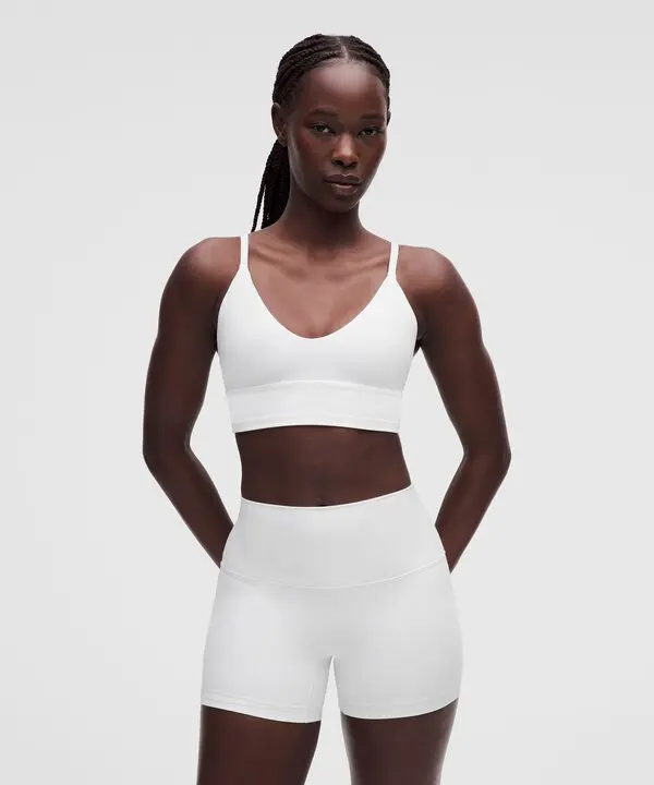 Lululemon Focuser Scoop-neck Bra Nulu - White