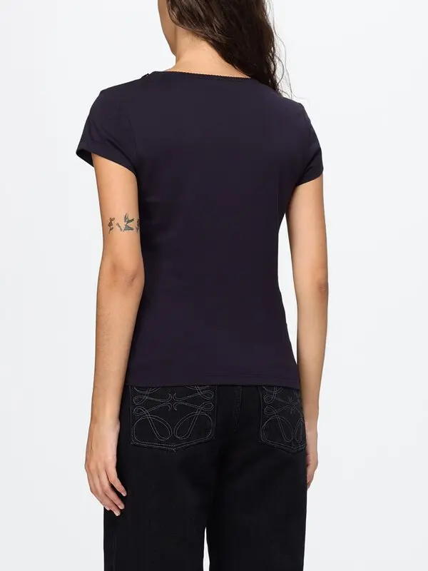 Loewe Slim Fit Short-sleeve Cotton Crewneck T-shirt - Navy