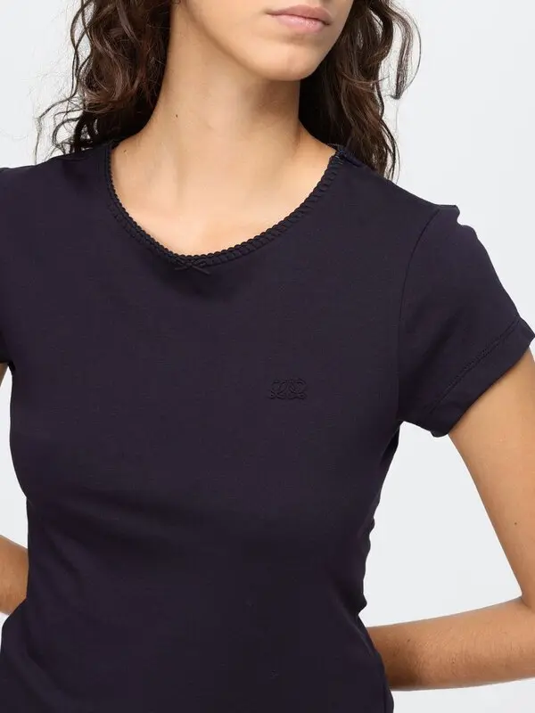 Loewe Slim Fit Short-sleeve Cotton Crewneck T-shirt - Navy