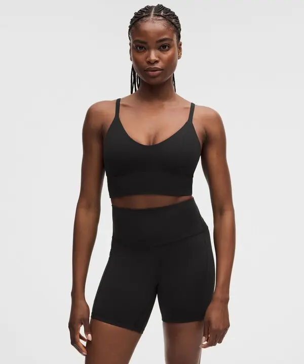 Lululemon Focuser Scoop-neck Bra Nulu - Black