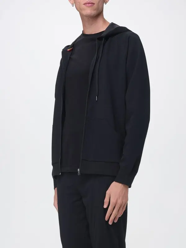 Paul Smith Cotton Zip-up Hoodie With Drawstring