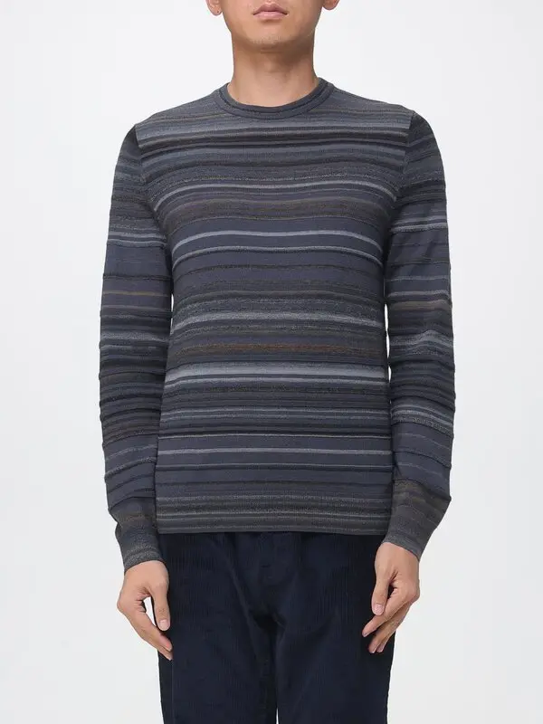 Paul Smith Striped Merino Wool Crew-neck Jumper