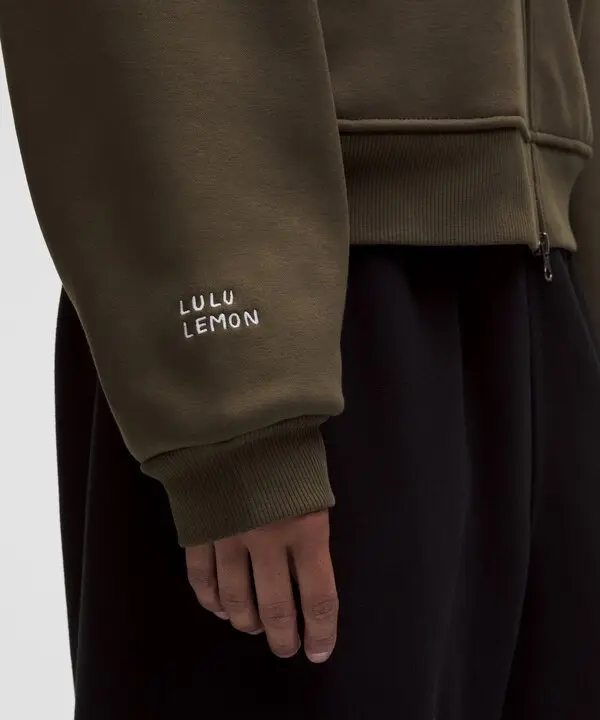 Lululemon X Geoff Mcfetridge Big Cozy Full-zip Hoodie