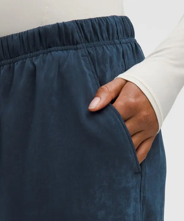 Lululemon Matte Satin Relaxed-fit Mid-rise Cargo Pant