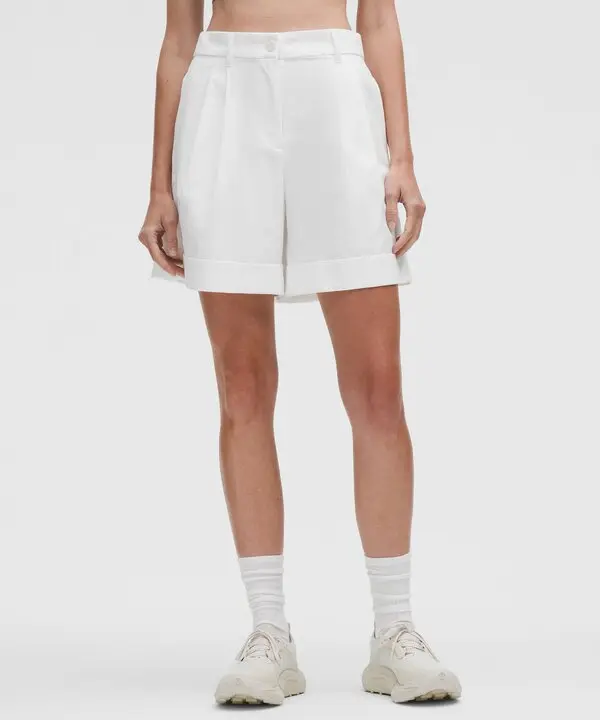 Lululemon Lululinen High-rise Short 6 - White