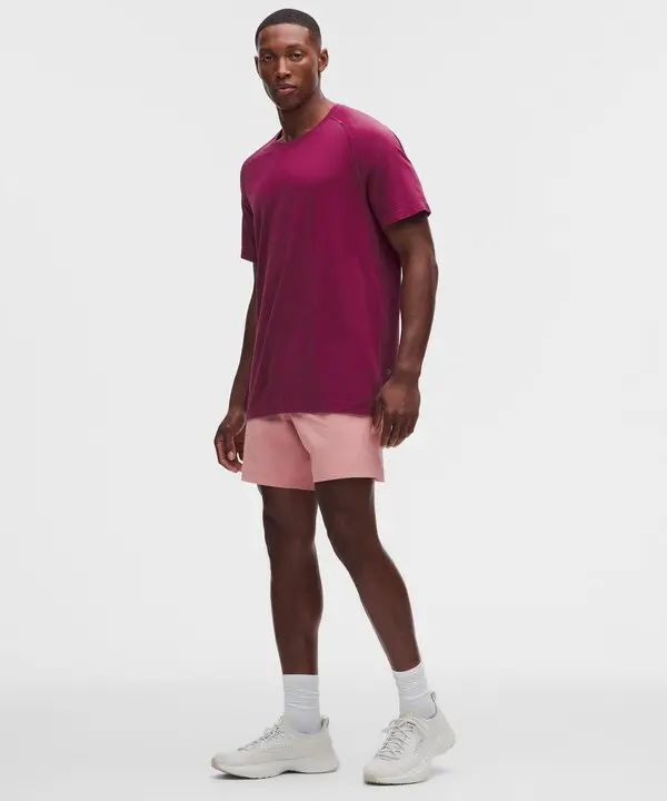 Lululemon Metal Vent Tech Short-sleeve Shirt - Raspberry Rave/raspberry Rave