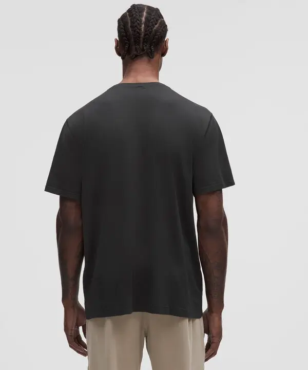 Lululemon Metal Vent Tech Relaxed-fit Short-sleeve Shirt - Black/black