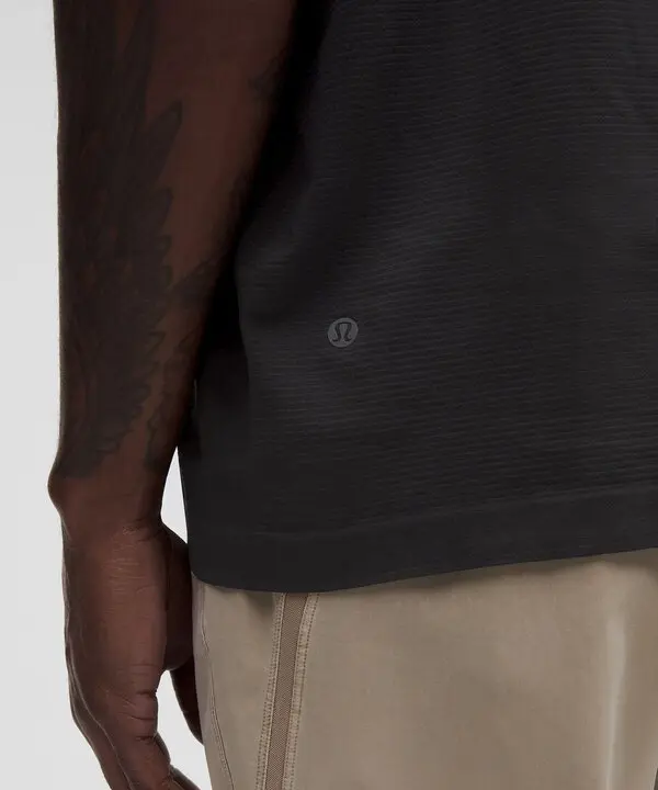 Lululemon Metal Vent Tech Relaxed-fit Short-sleeve Shirt - Black/black